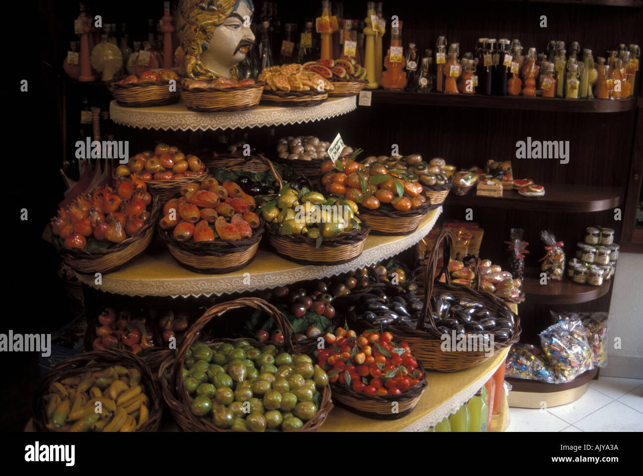 Marzipan fruit sicily hi-res stock photography and images - Alamy