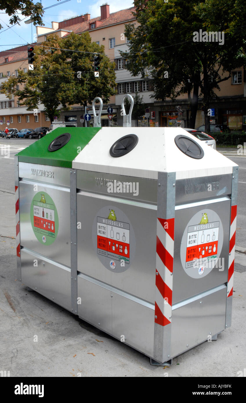 Recycling bins austria hi-res stock photography and images - Alamy
