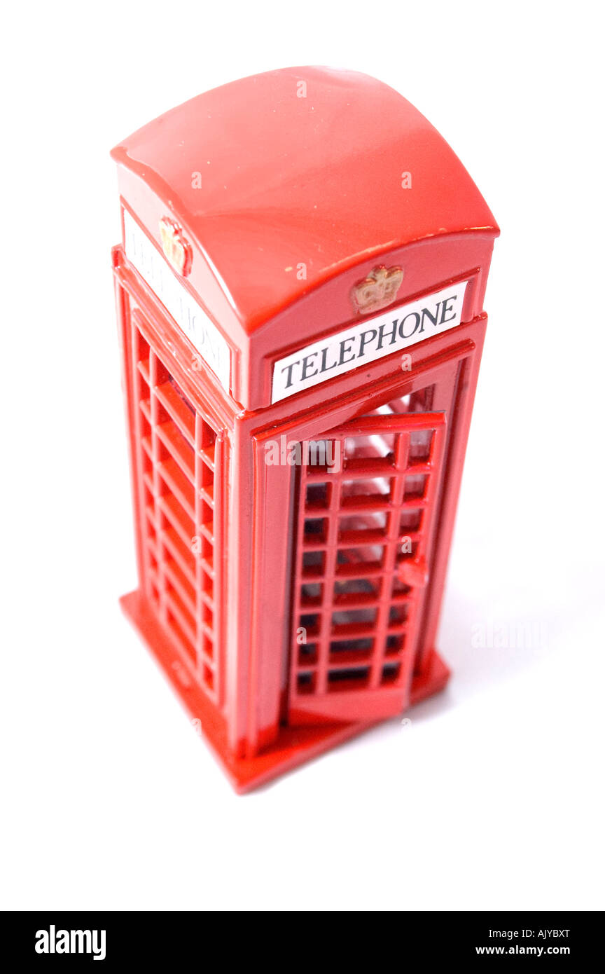 Red telephone box detail Cut Out Stock Images & Pictures - Alamy