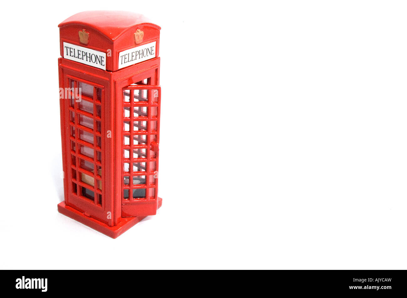 Red telephone box detail Cut Out Stock Images & Pictures - Alamy