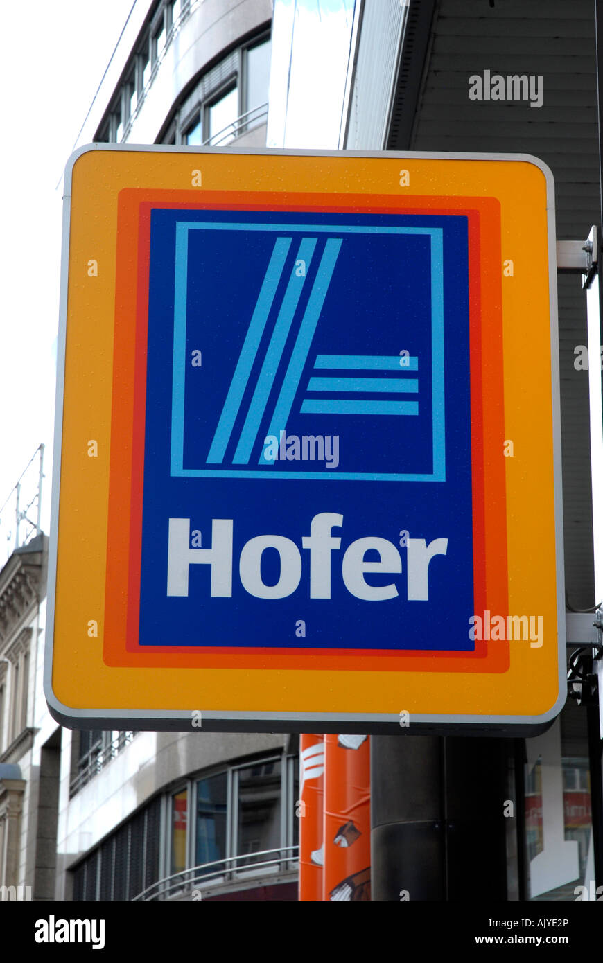 Hofer sign hi-res stock photography and images - Alamy