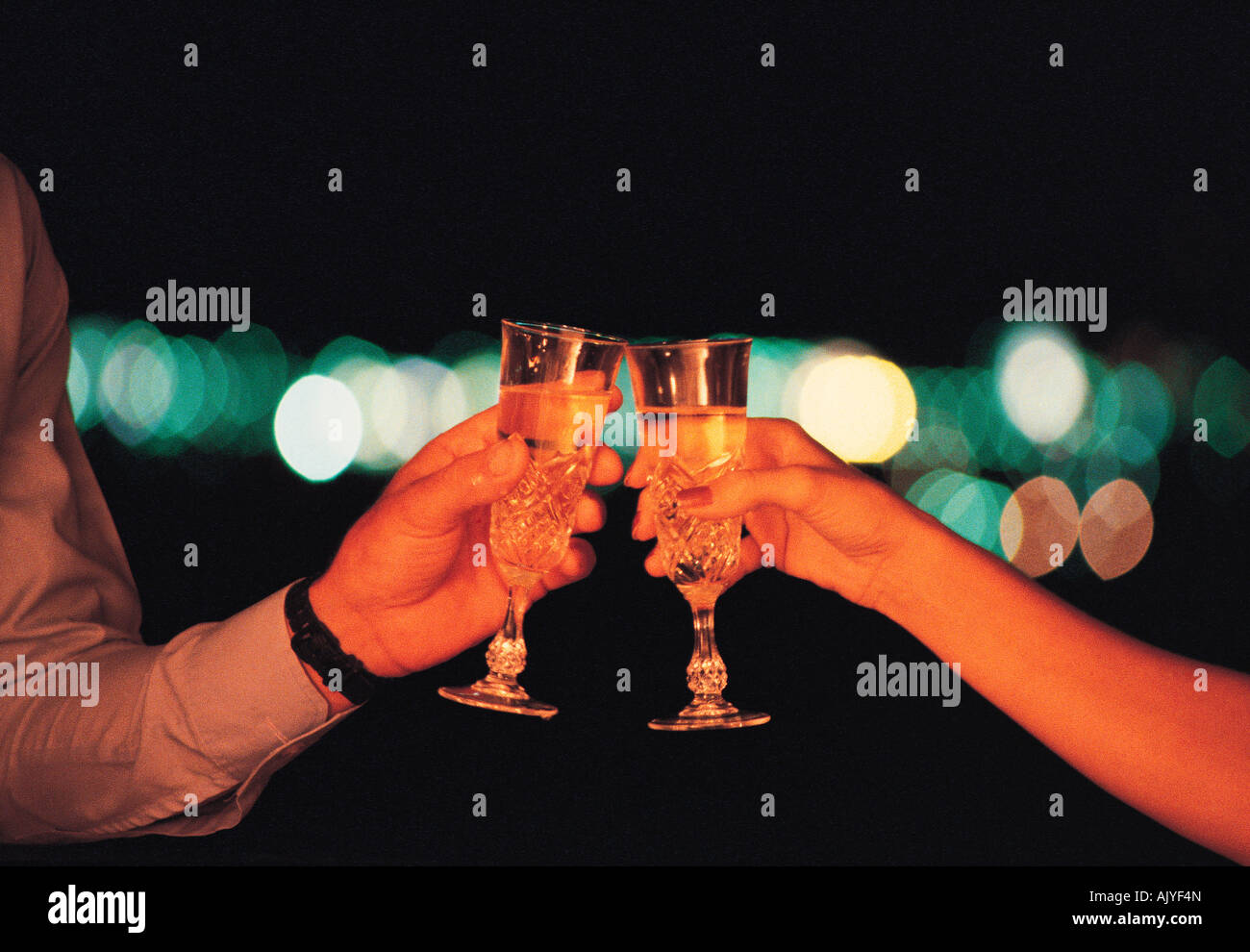 Wishing couple man woman drink hi-res stock photography and images - Alamy