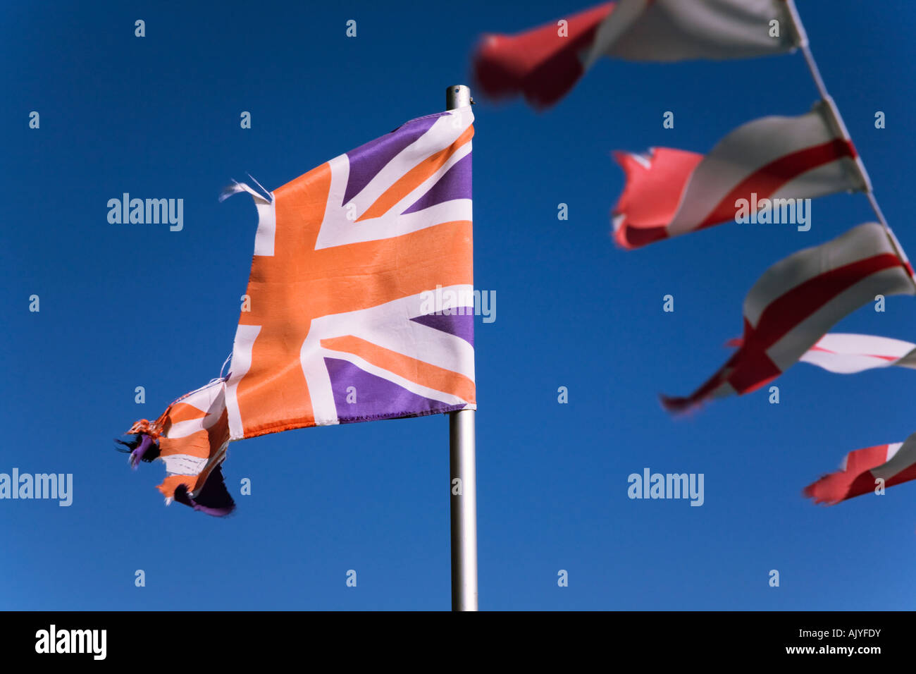 Torn union jack hi-res stock photography and images - Alamy