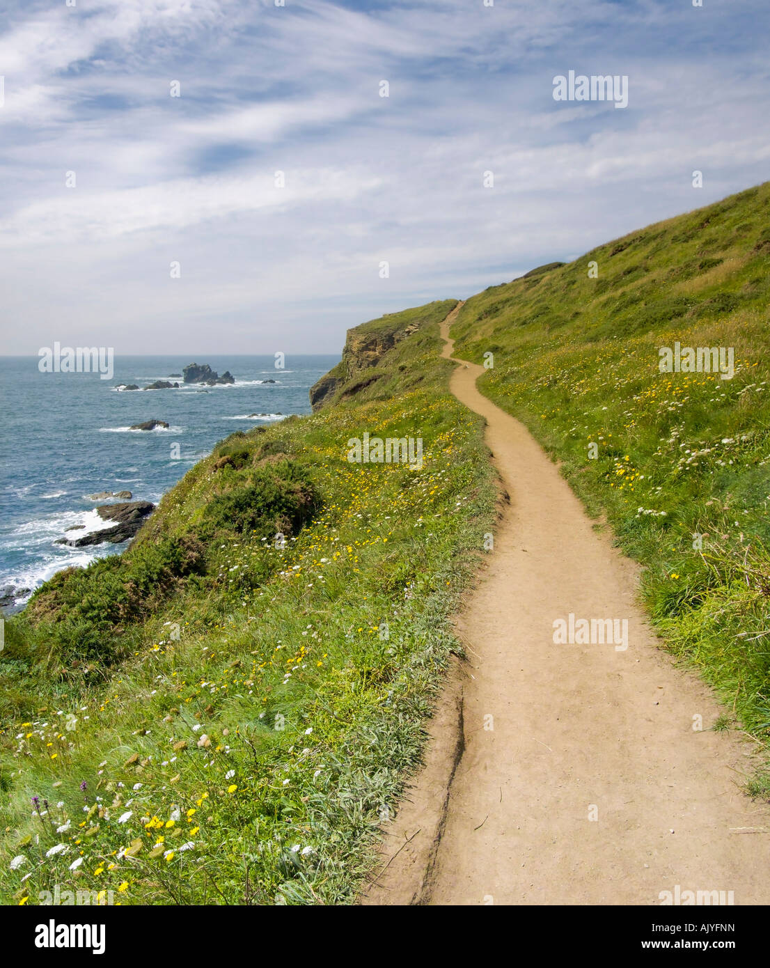 the lizard point the southernmost tip of land in england cornwall uk ...