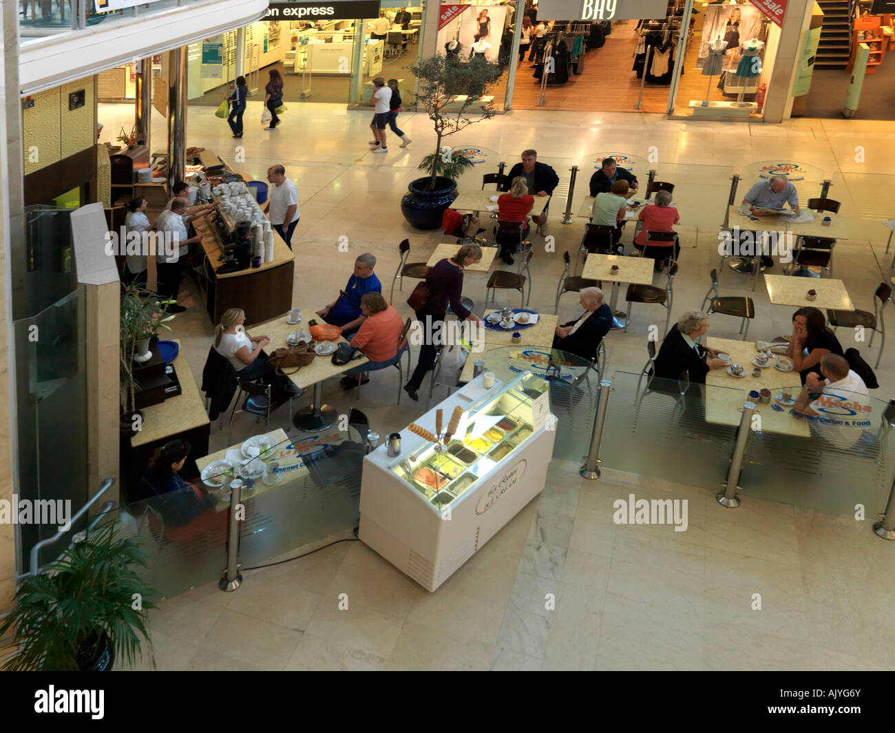 Shopping Mall Surrey England Stock Photo - Alamy