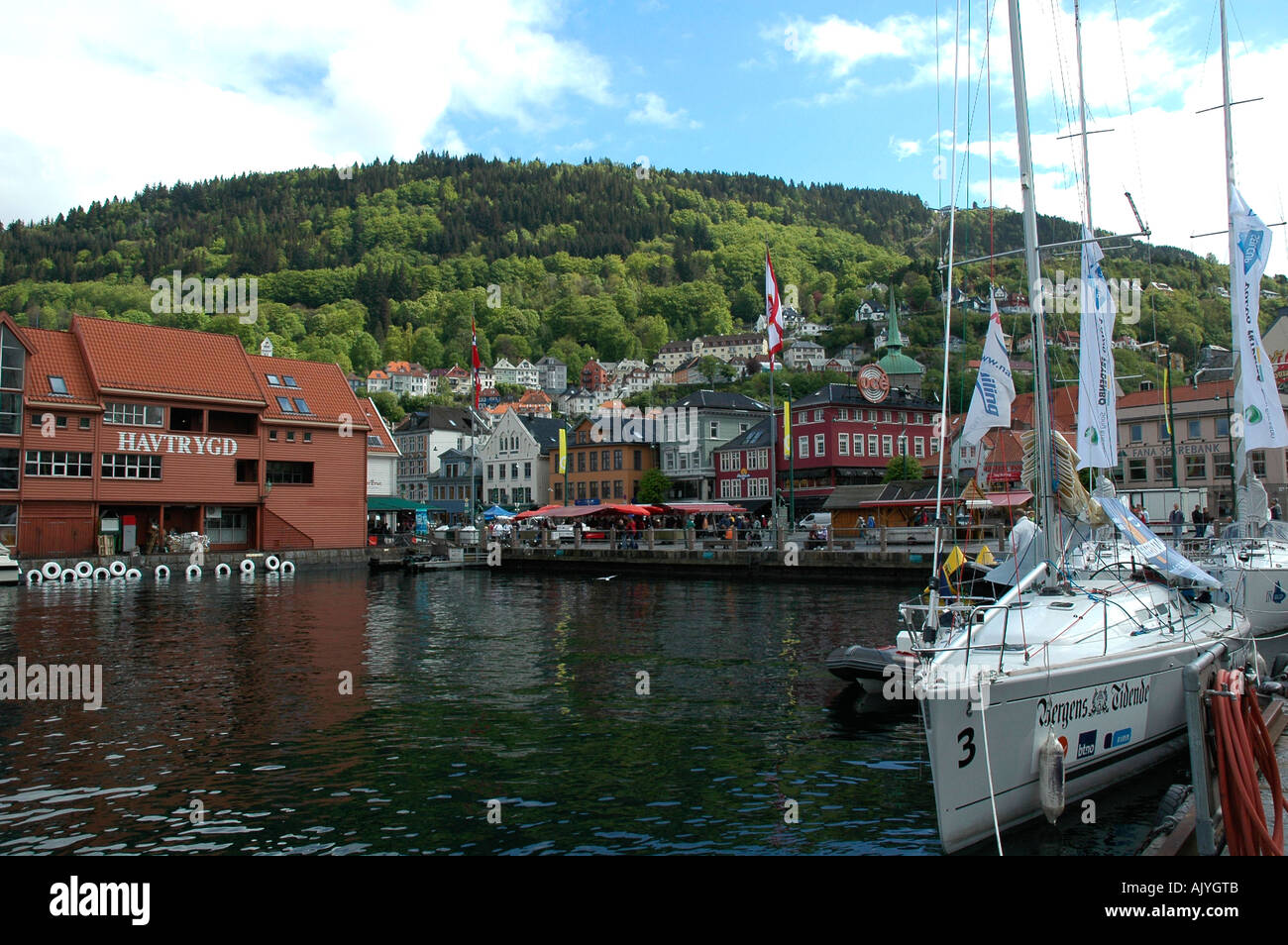 Bergen harbour, Norway Stock Photo - Alamy