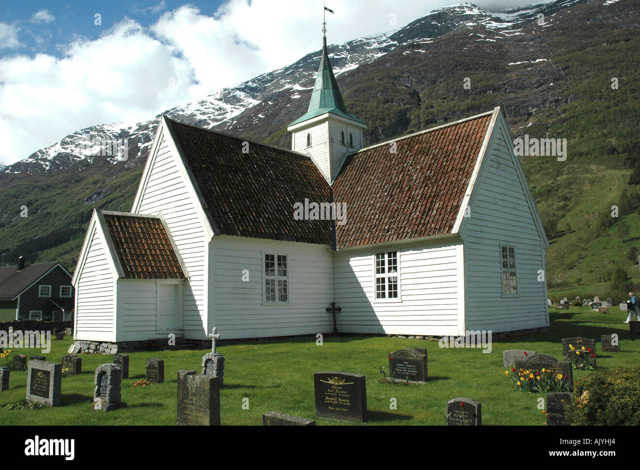 Olden church, Norway Stock Photo - Alamy