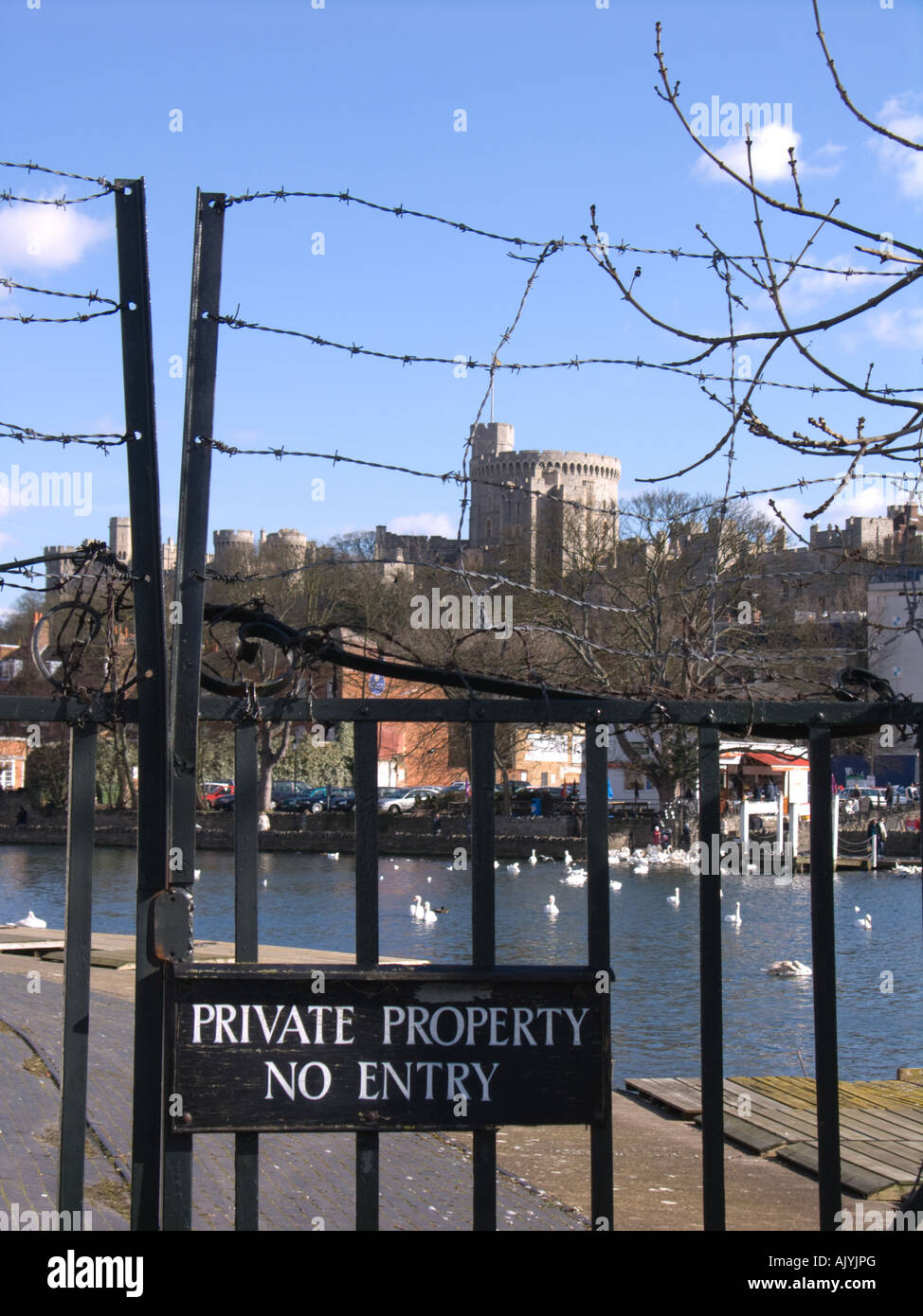 Entry gate from river hi-res stock photography and images - Alamy