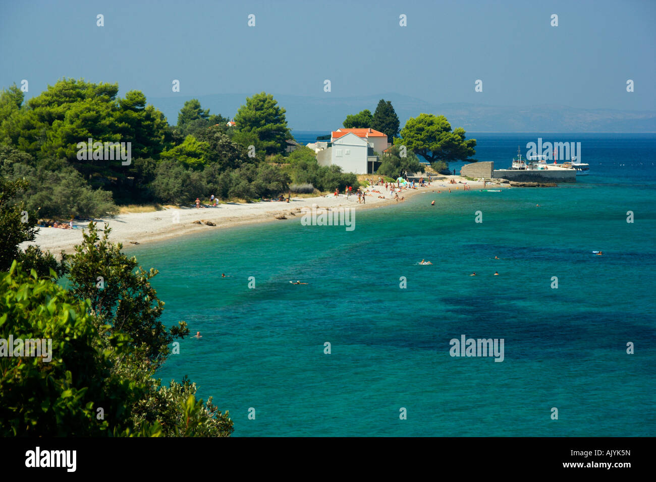 Duba Peljeska beach Croatia Stock Photo - Alamy