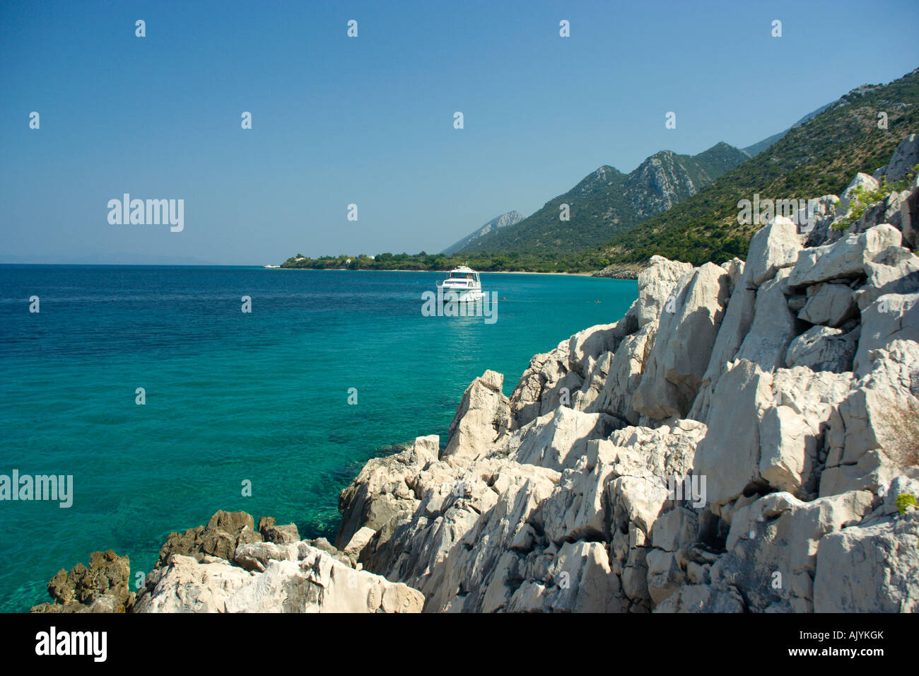 Duba Peljeska beach Croatia Stock Photo - Alamy