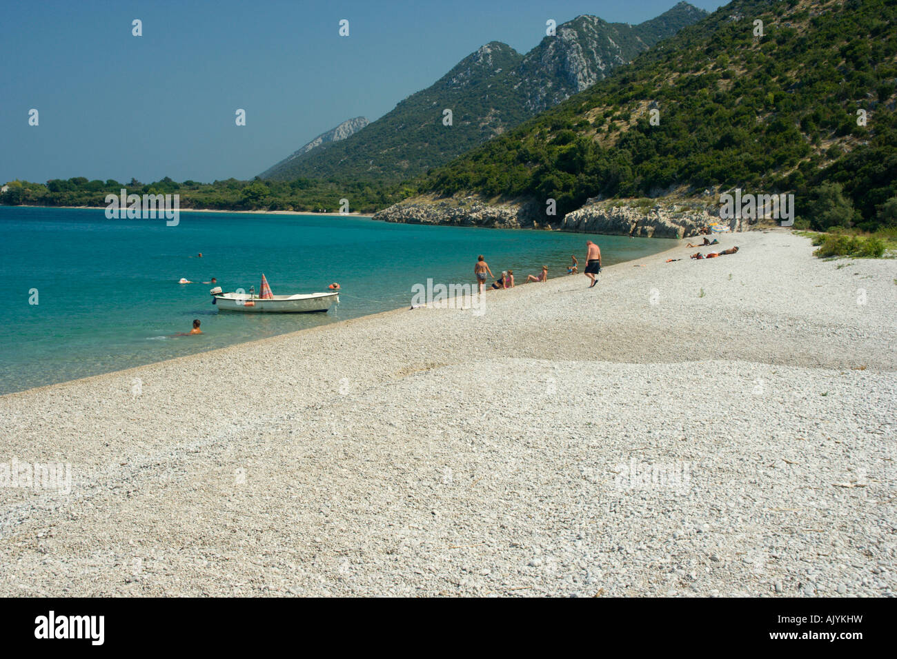 Duba Peljeska beach Croatia Stock Photo - Alamy