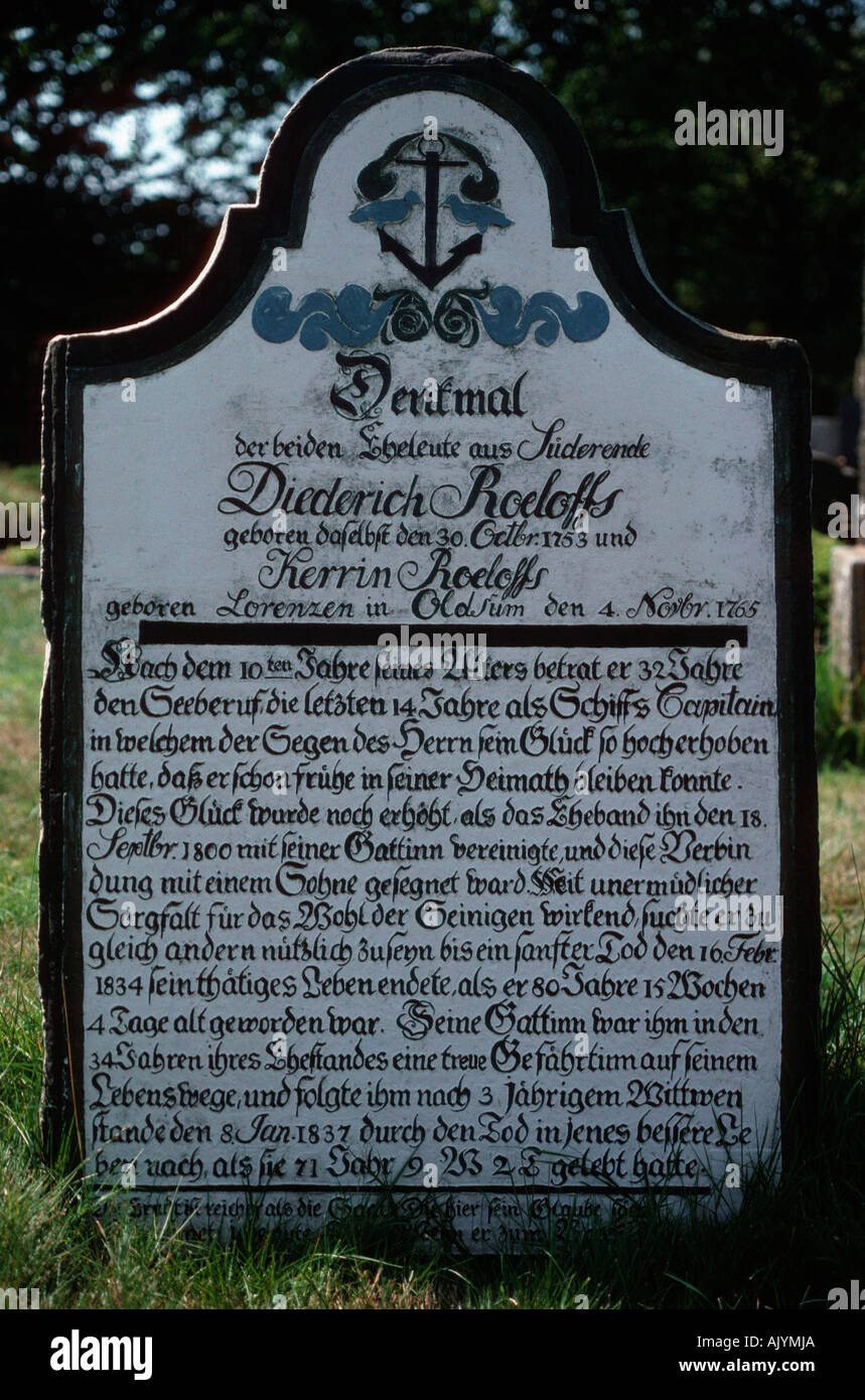Farmer's Tombstone / Bauerngrabstein Stock Photo - Alamy