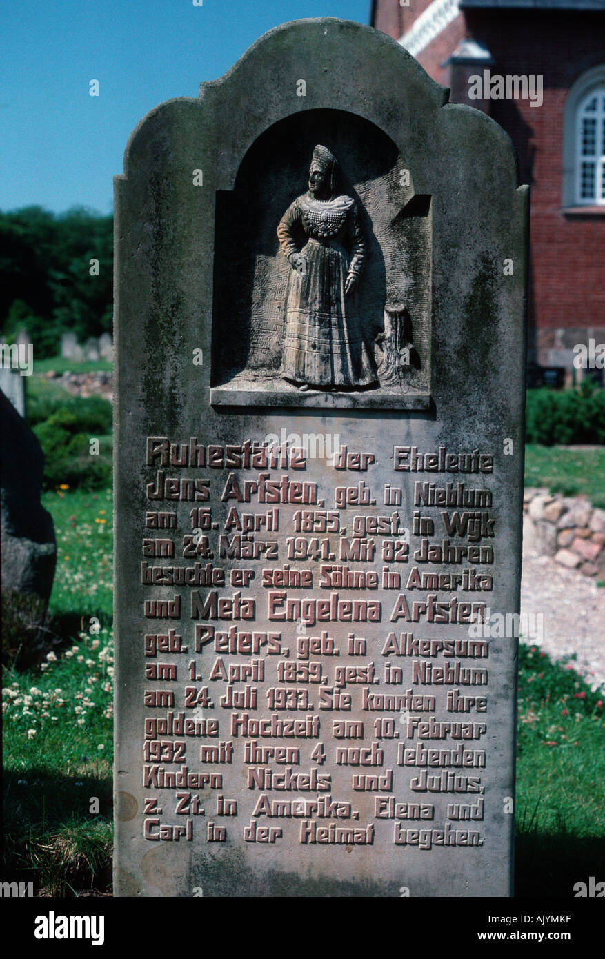 Farmer's Tombstone / Bauerngrabstein Stock Photo - Alamy