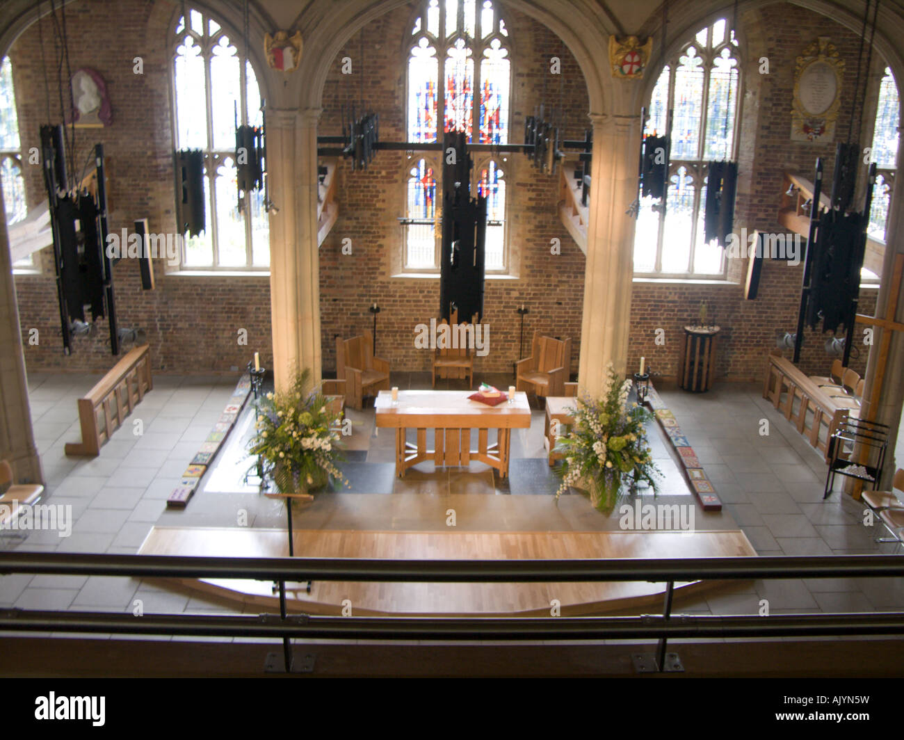 interior of putney church, also known as st mary’s church, beside the ...
