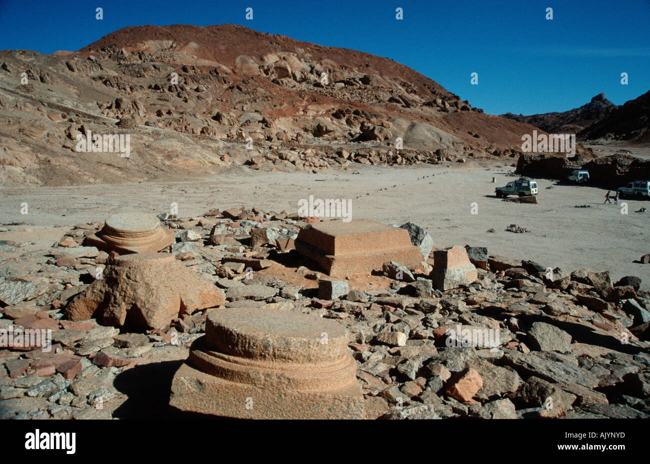 Roman marble quarry / Roemischer Marmorsteinbruch Stock Photo - Alamy