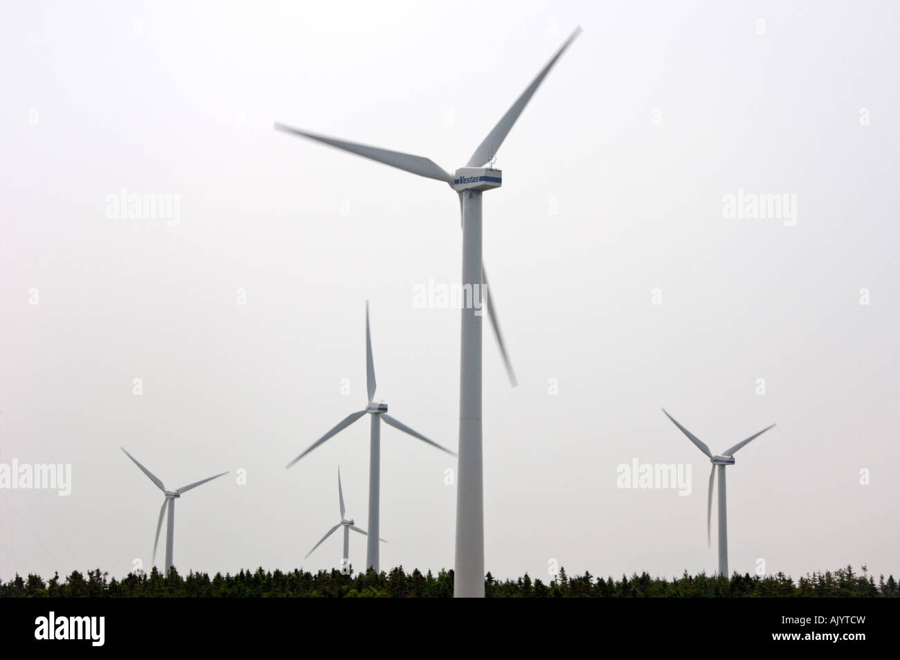 Wind turbines at North Cape, North Cape, PE/PEI Prince Edward Island ...