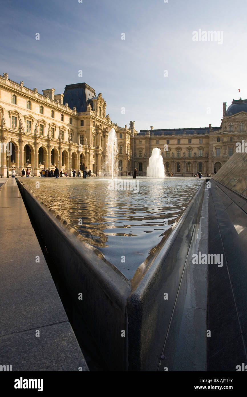 The Louvre Paris France Europe museum Musee du Louvre Stock Photo - Alamy