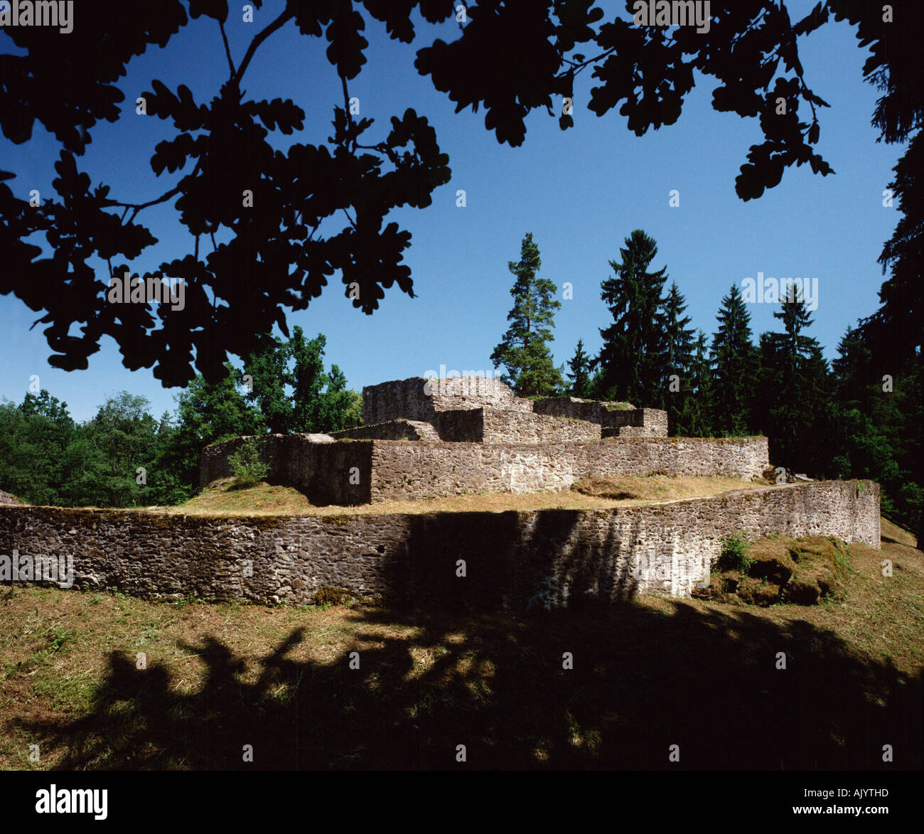 Castle ruins / Kozi Hradek Stock Photo - Alamy