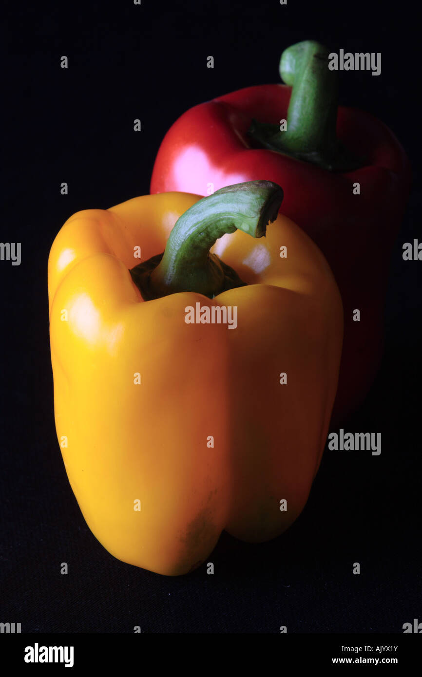 A pair of giant bell peppers Stock Photo - Alamy