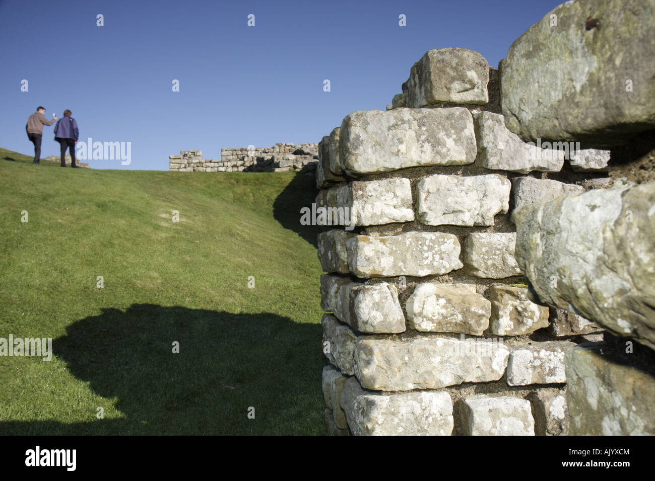 UK England Northumberland,Hexham,Hadrians Hadrian's Wall,Housesteads ...