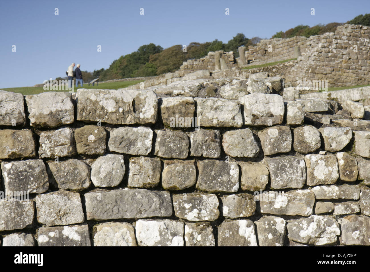 UK England Northumberland,Hexham,Hadrians Hadrian's Wall,Housesteads ...