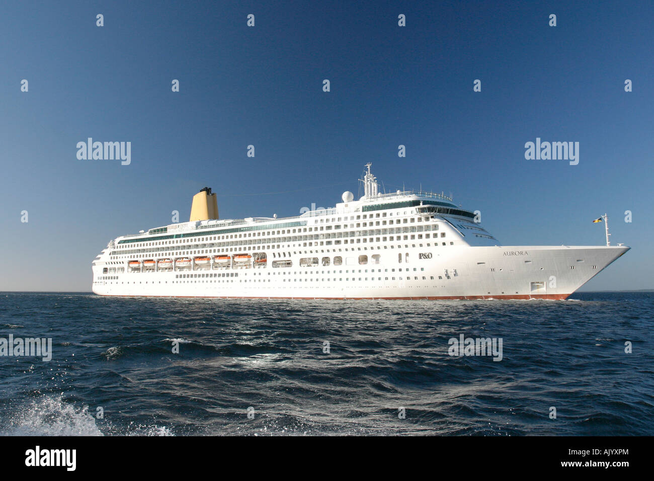 The cruise ship Aurora Stock Photo - Alamy