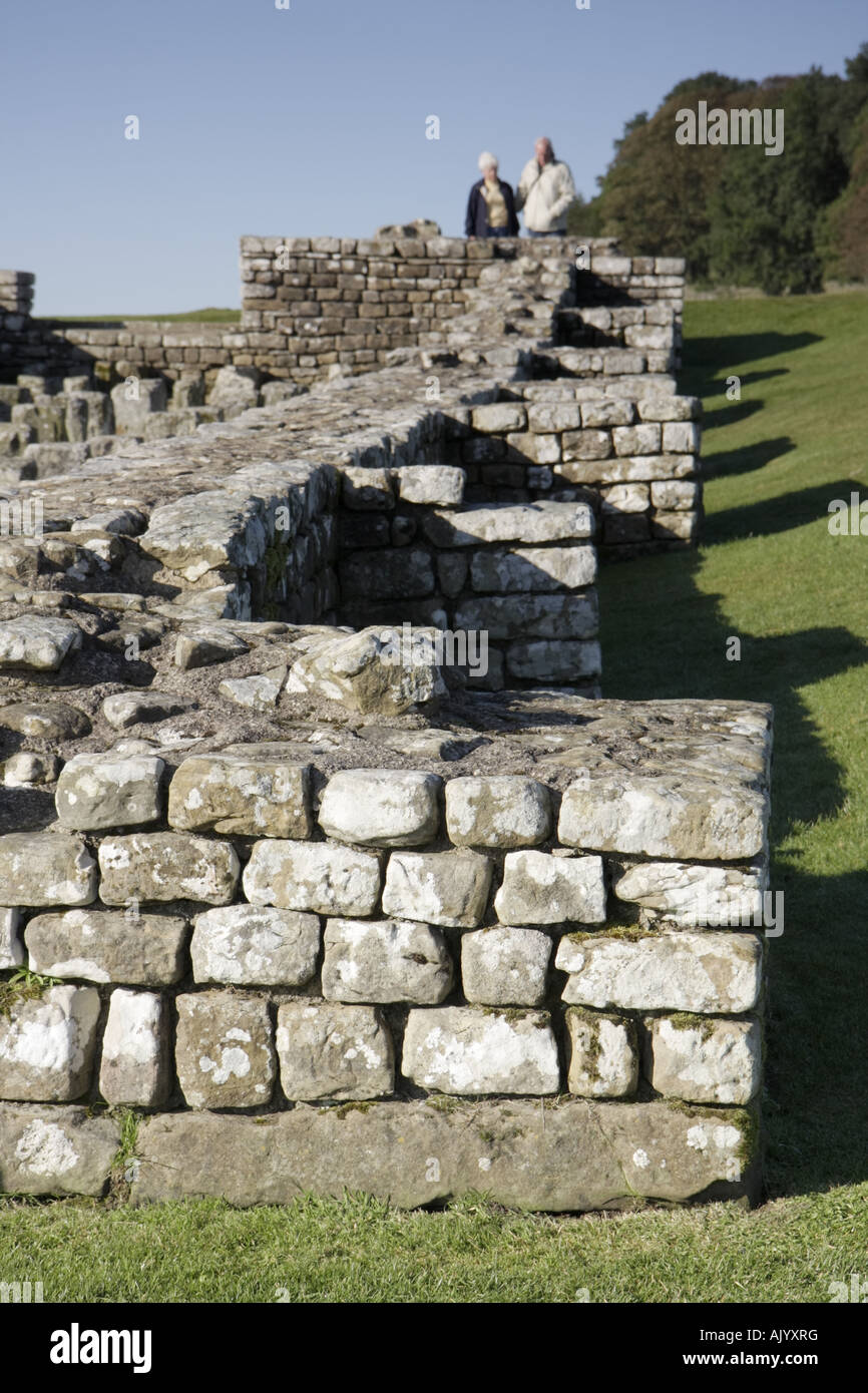 UK England Northumberland,Hexham,Hadrians Hadrian's Wall,Housesteads ...