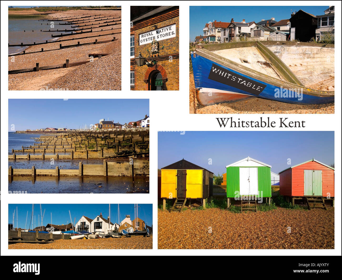 a picture postcard of the holiday resort of whitstable kent england uk ...