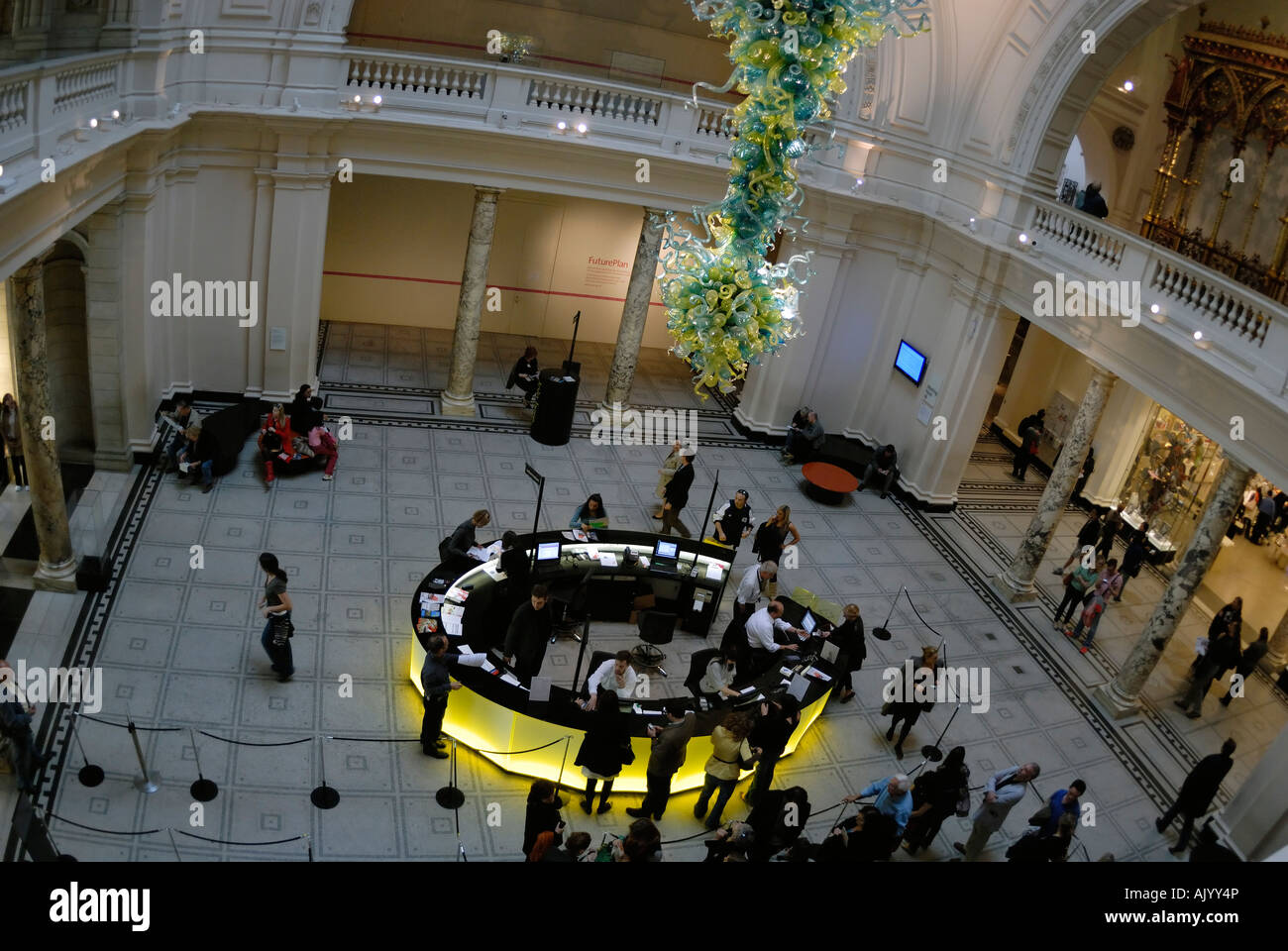 Foyer of the Victoria and Albert Museum, London Stock Photo - Alamy