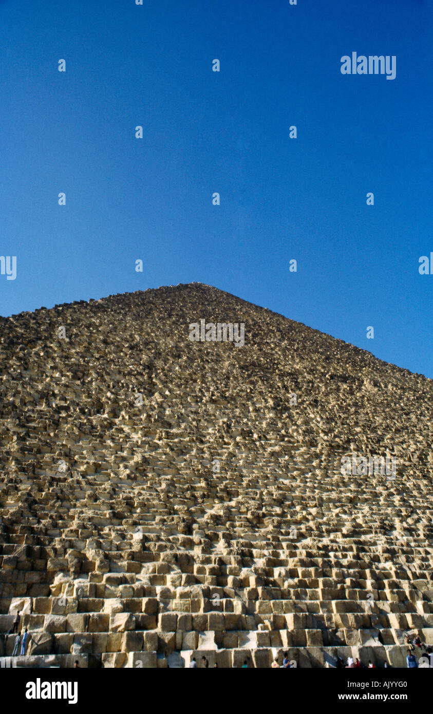 Giza Egypt Pyramid Of Cheops Stock Photo - Alamy