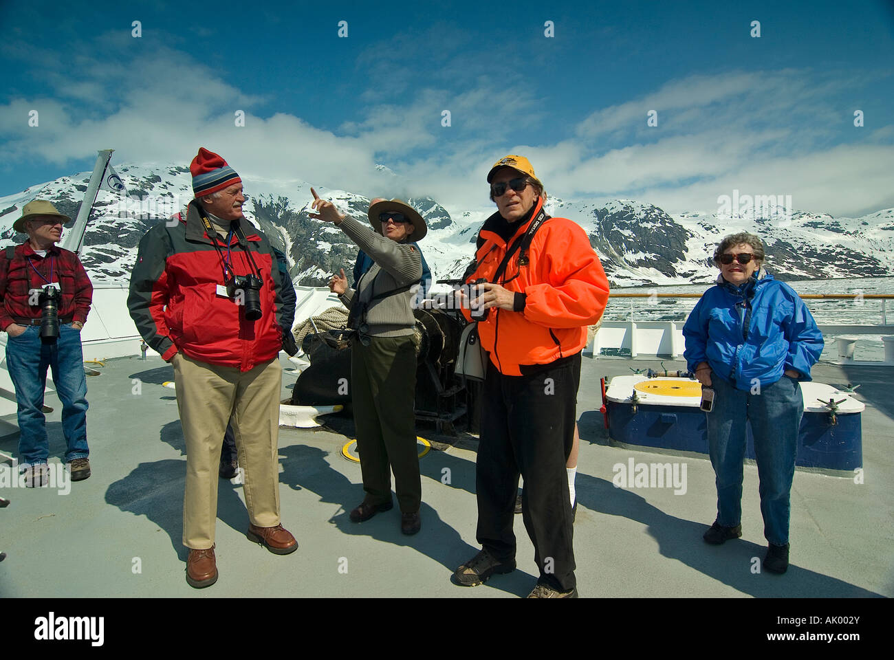 Glacier Bay National Park Ranger Stock Photo - Alamy