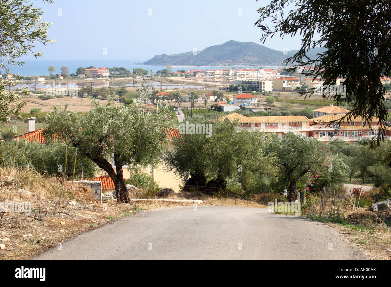 Rural Alykes village, Zakynthos island, Greece Stock Photo - Alamy
