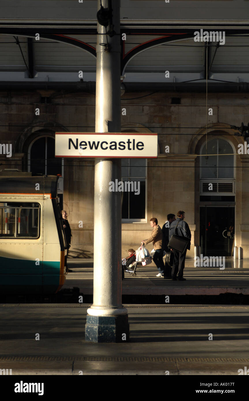 Metro station sign newcastle hi-res stock photography and images - Alamy
