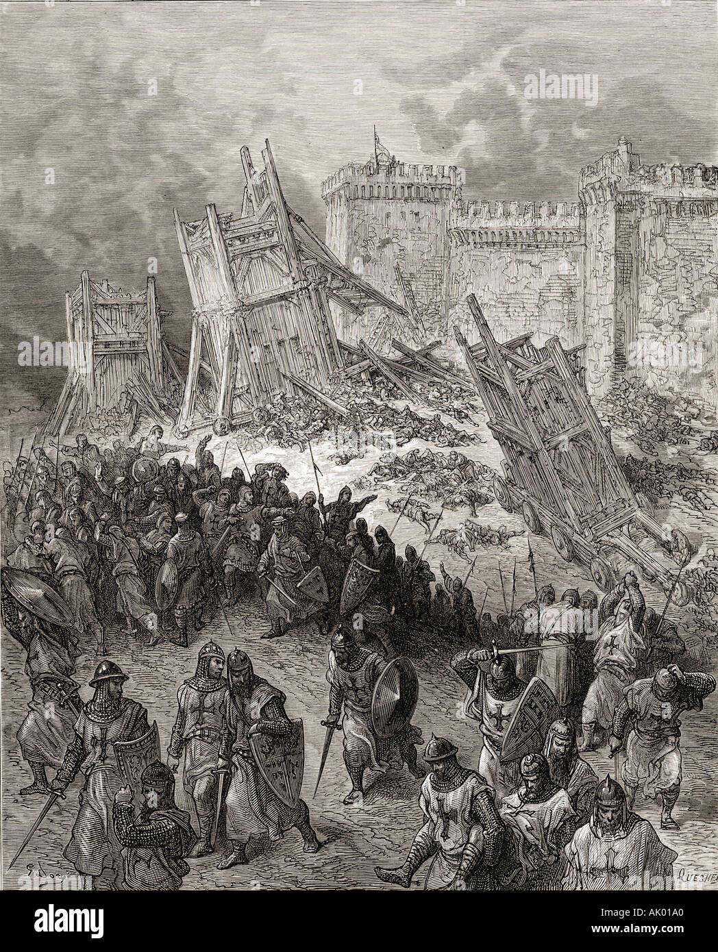 First crusade 1095 knights hi-res stock photography and images - Alamy