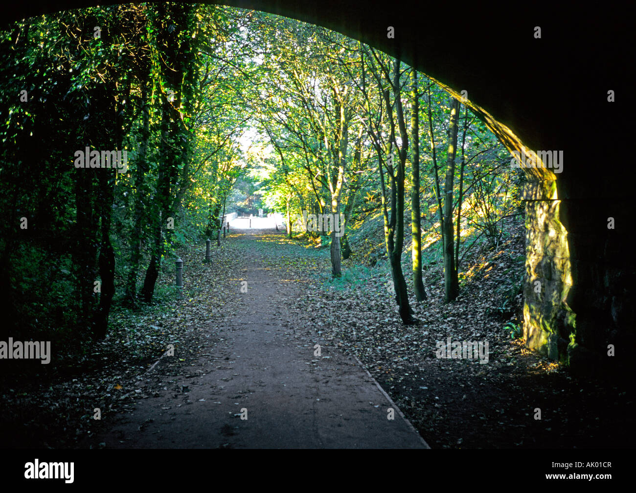 Looking along the old Lancaster to Hellifield railway route now a ...