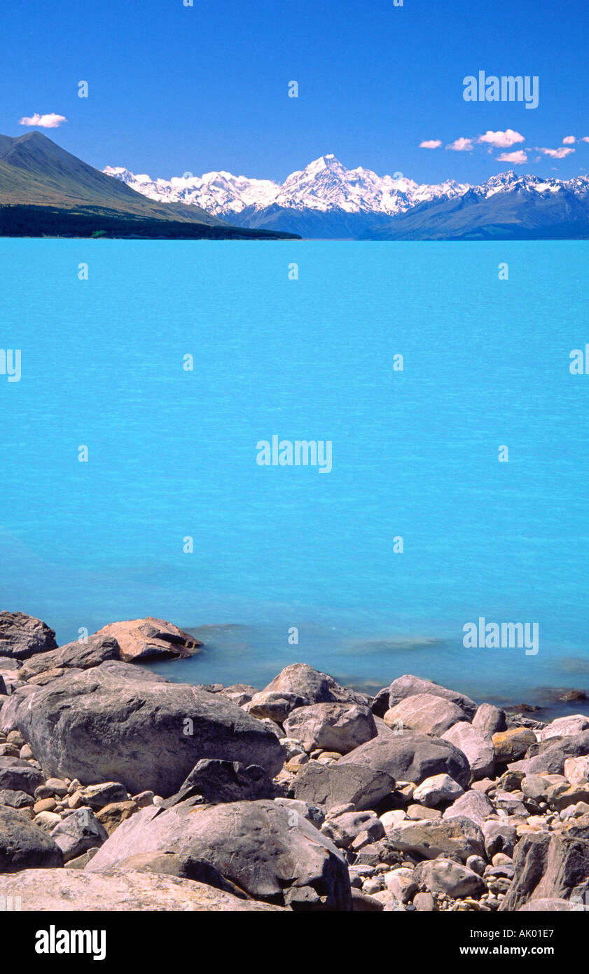 Beautiful lake pukaki under hi-res stock photography and images - Alamy