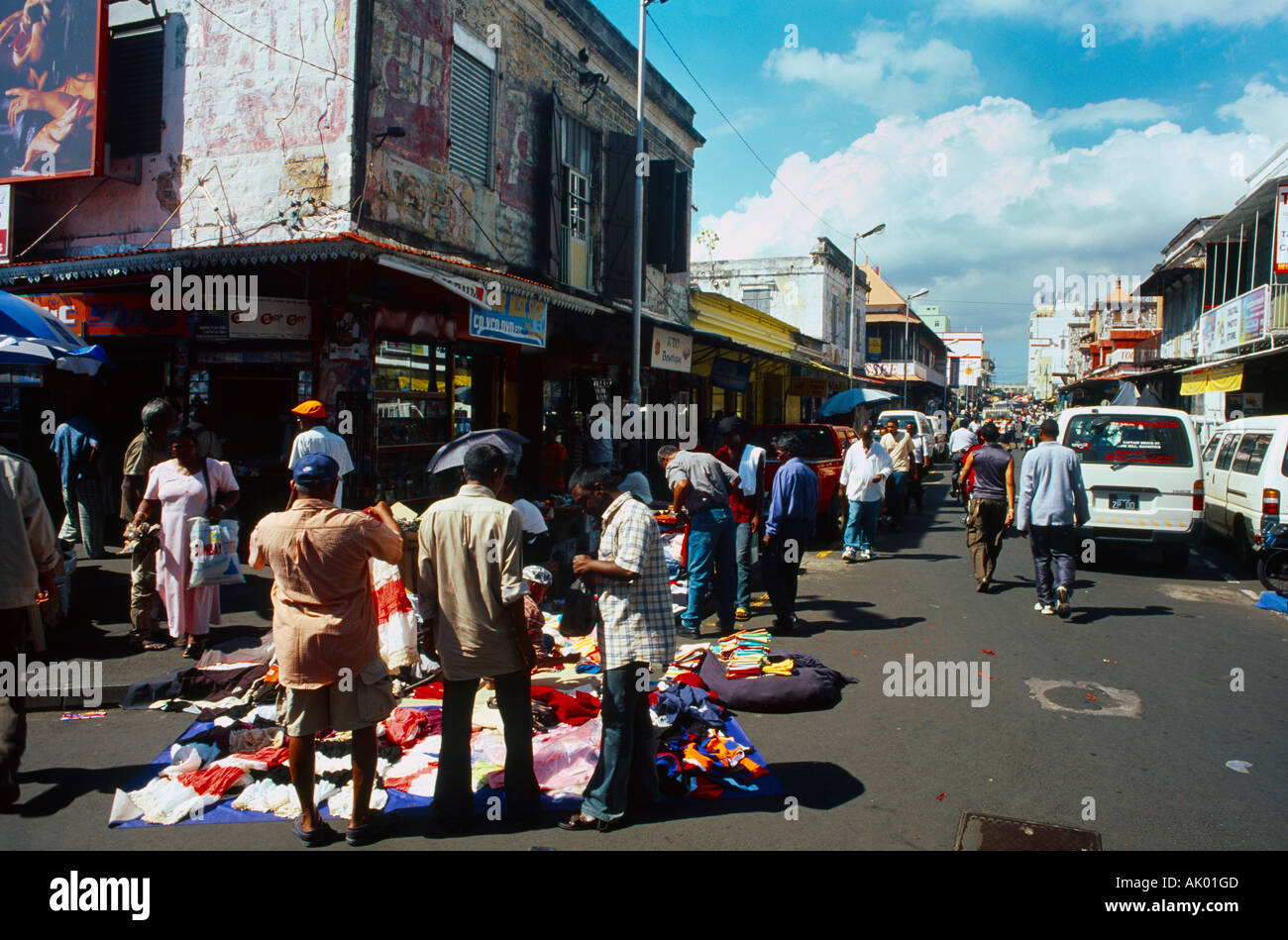 Port Louis Mauritius Street Market Stock Photo - Alamy