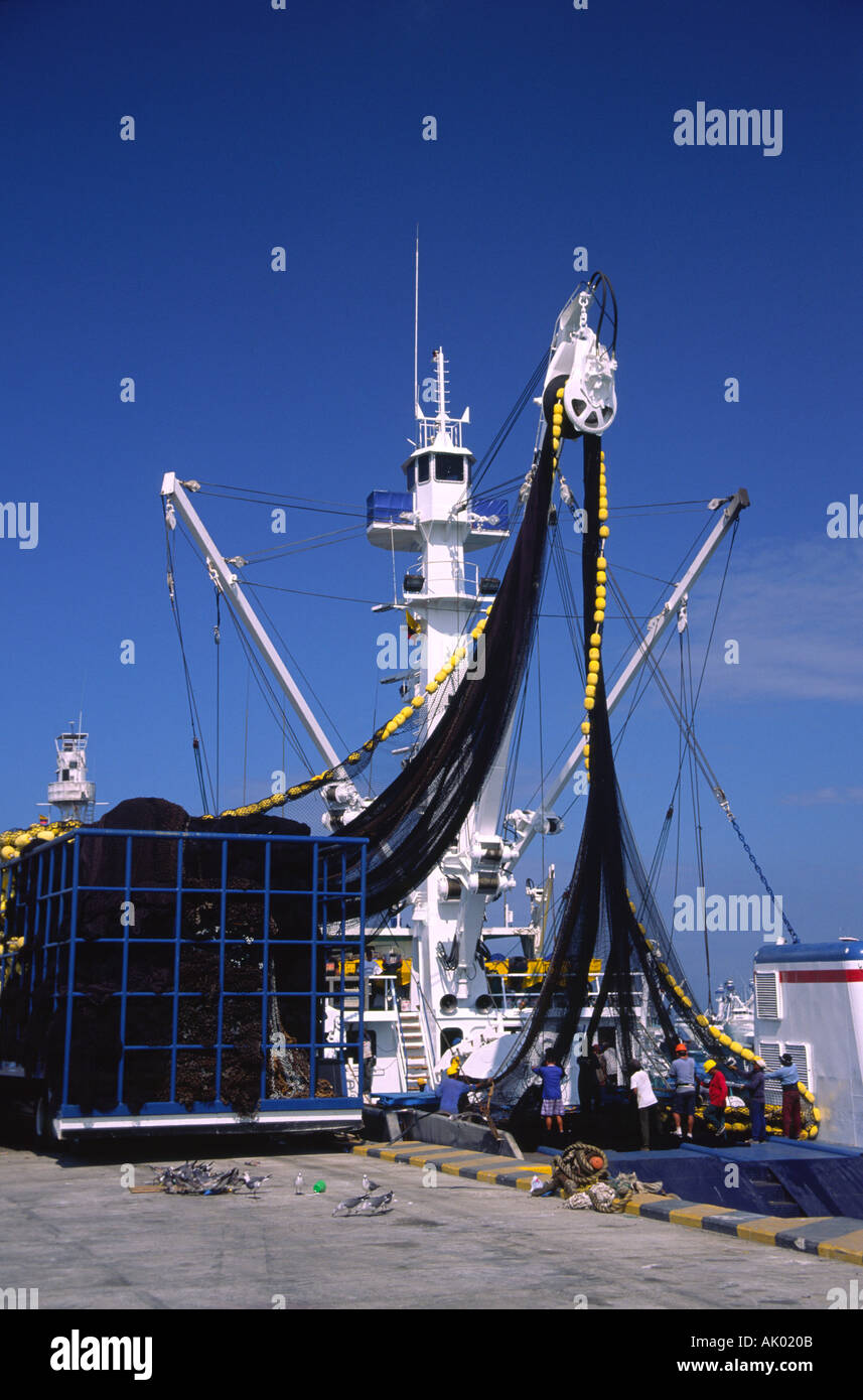 Loading trawler nets hi-res stock photography and images - Alamy