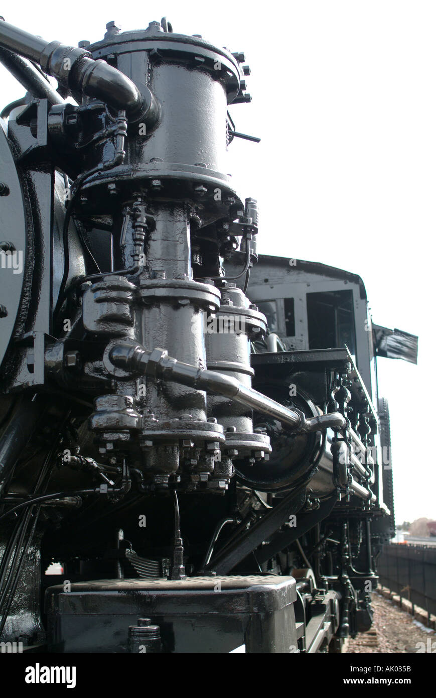 Old Historic Steam Engine at Flagstaff Arizona United States America ...