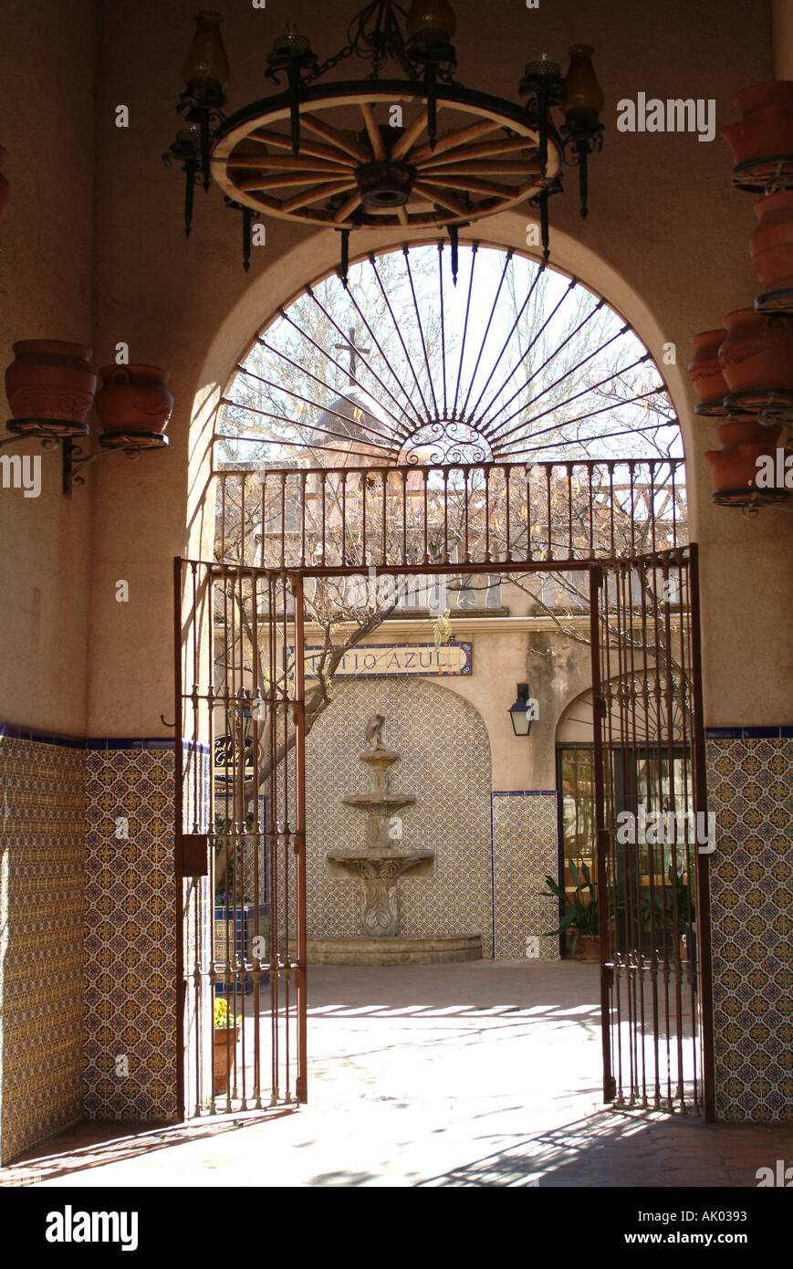Mexican wrought iron gate hi-res stock photography and images - Alamy