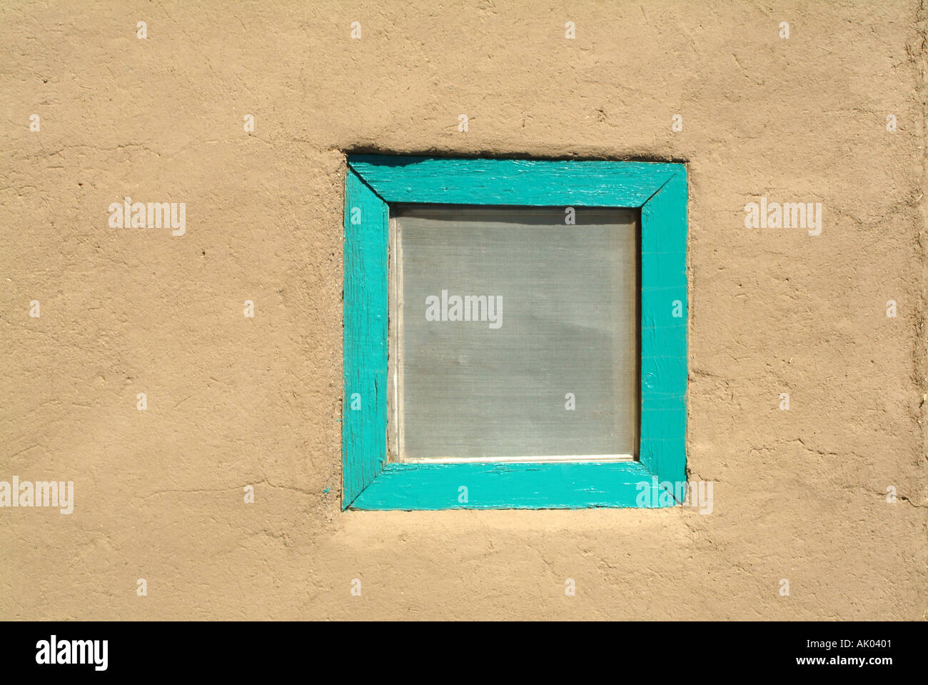 Window Set in Wall at Taos Pueblo New Mexico Stock Photo - Alamy