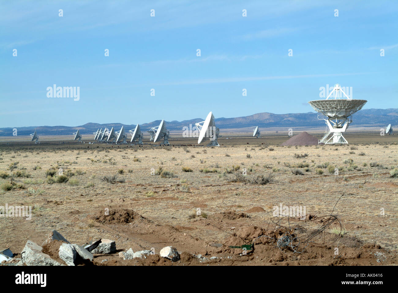 Very Large Array Radio Telescopes New Mexico United States America USA ...