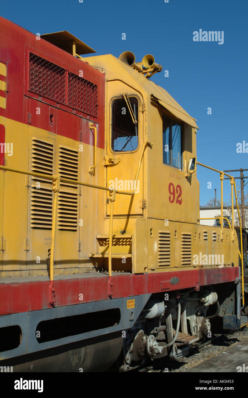 Diesel Railroad Locomotive at Santa Fe New Mexico United States America ...