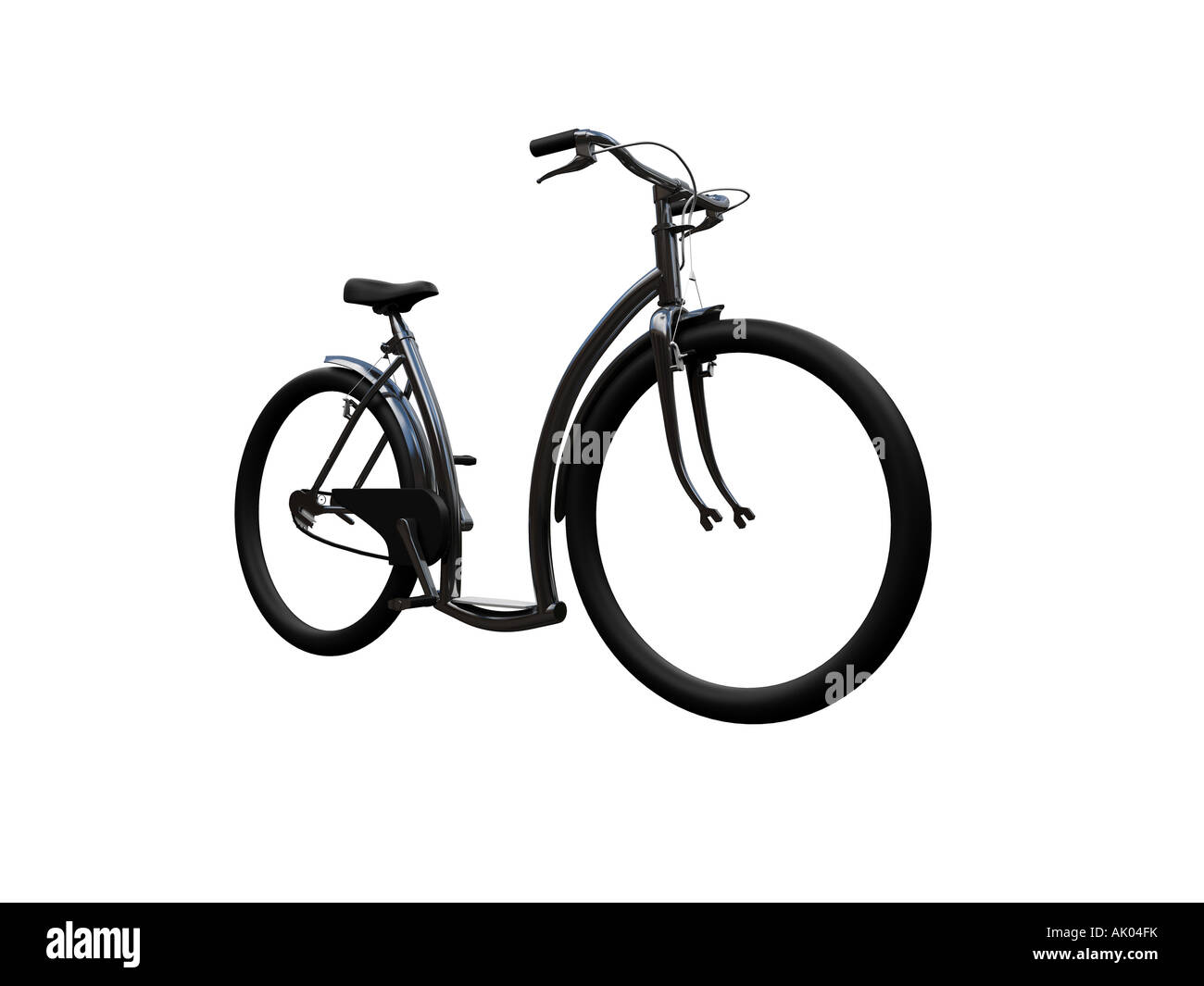 isolated bicycle on white background Stock Photo - Alamy