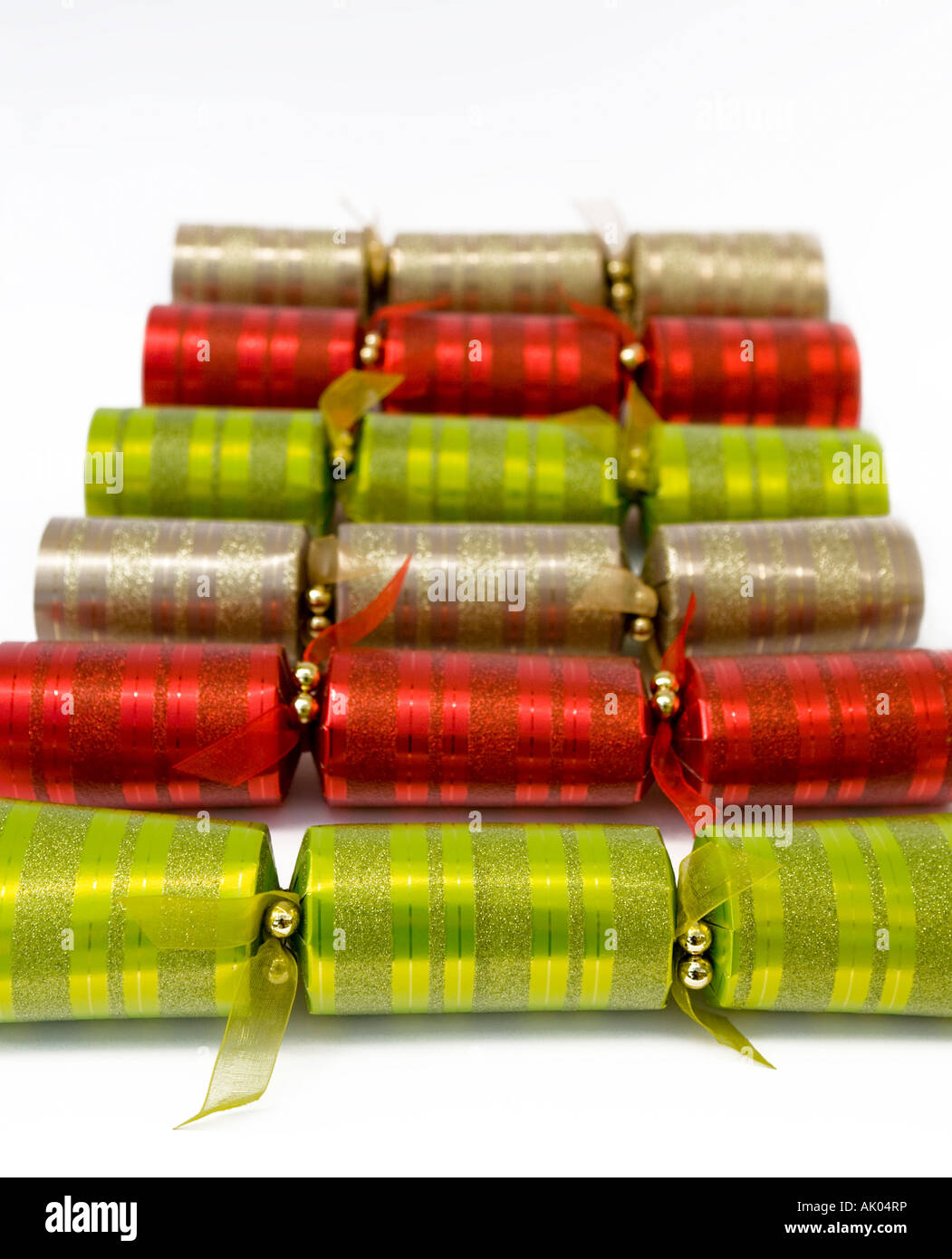 Colourful Christmas Crackers Stock Photo - Alamy