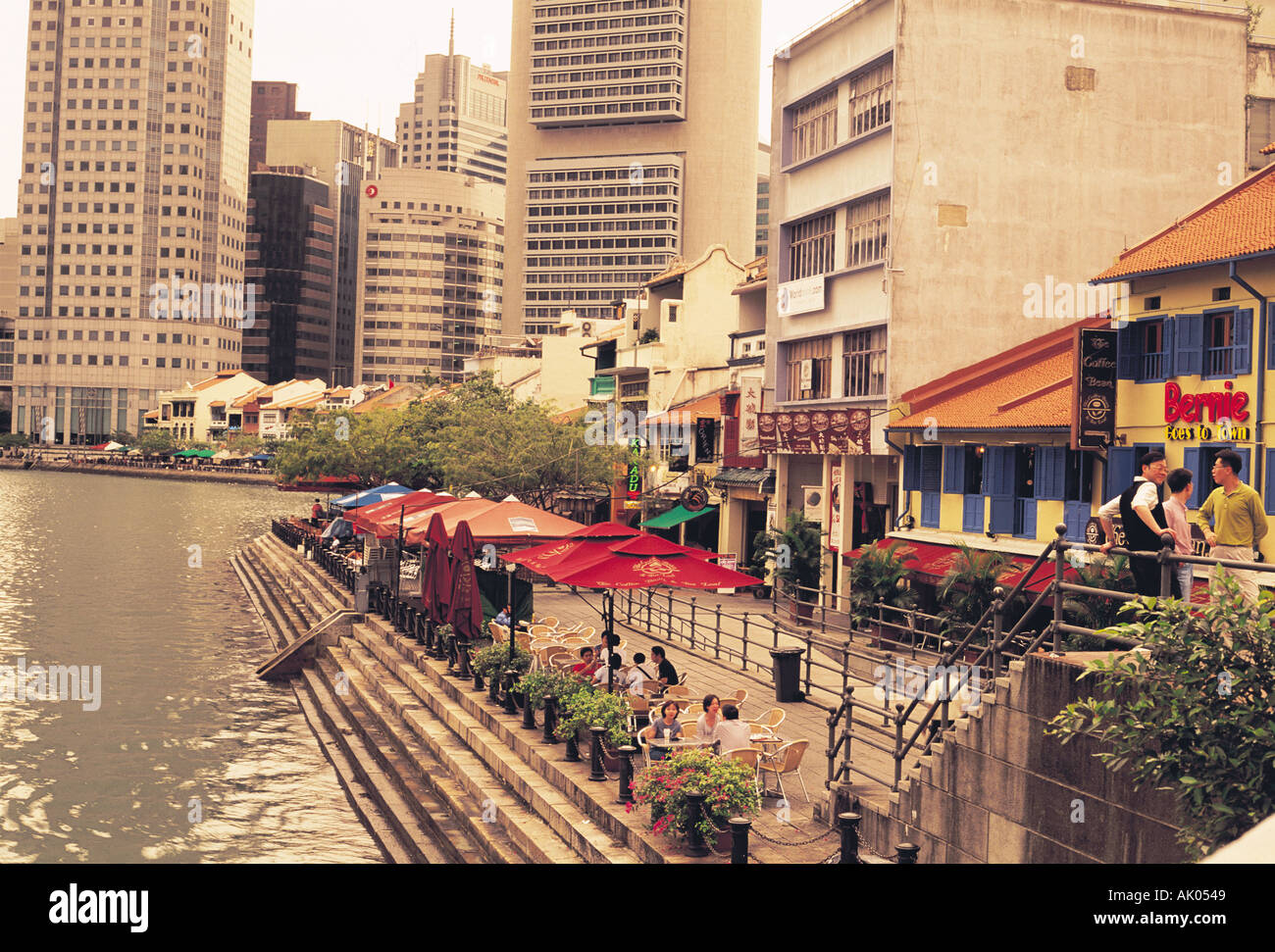 Boat Quay, Singapore Stock Photo - Alamy