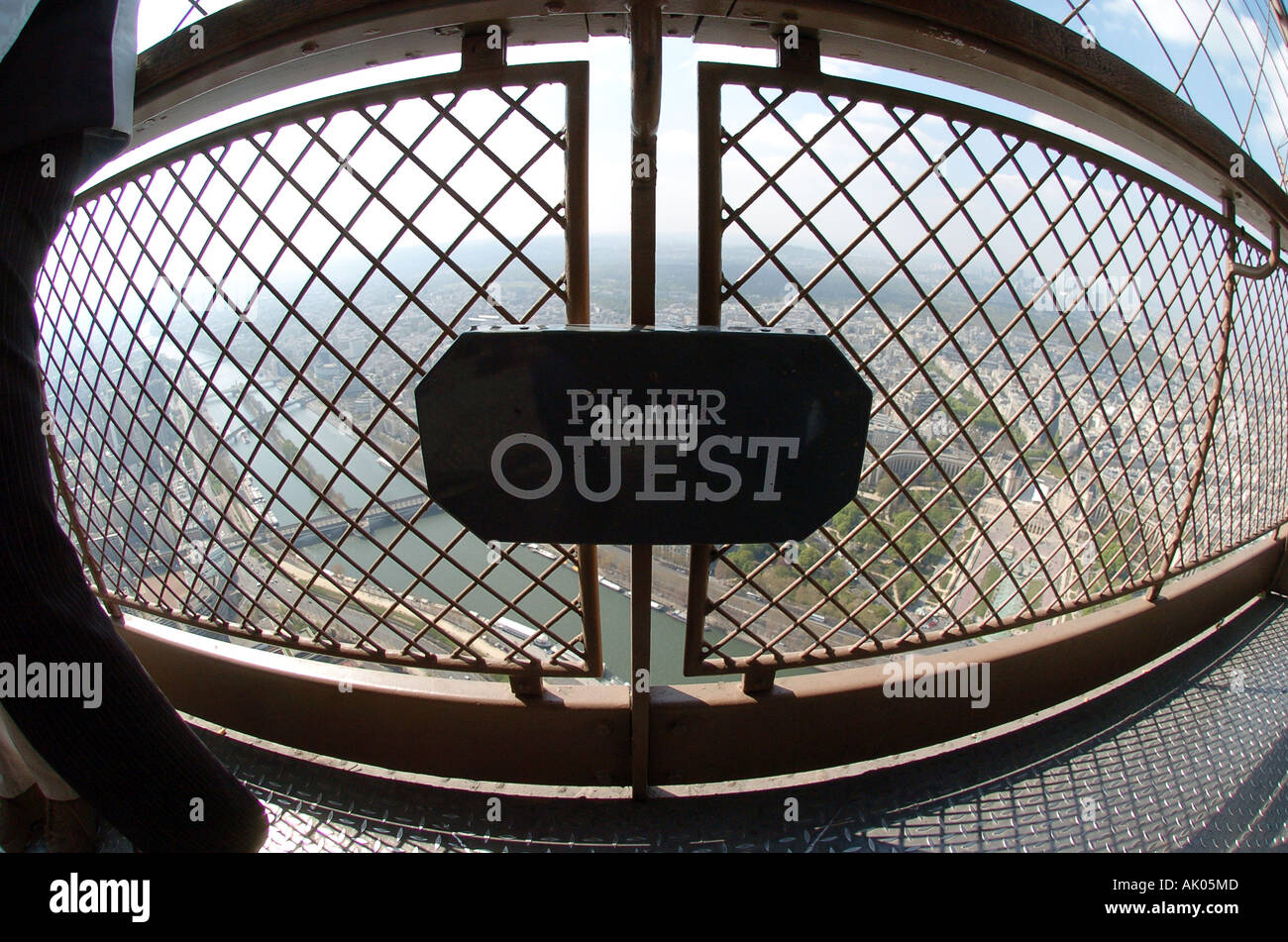 Ouest Panneau - West sign Stock Photo - Alamy