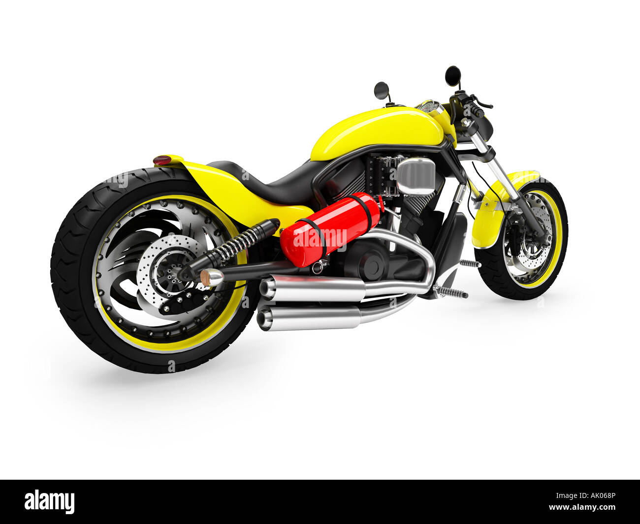 isolated moto on a white background Stock Photo - Alamy