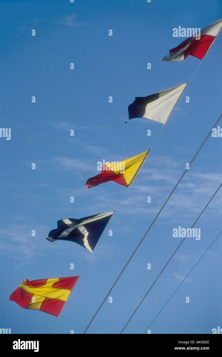 International maritime signal flags hi-res stock photography and images ...