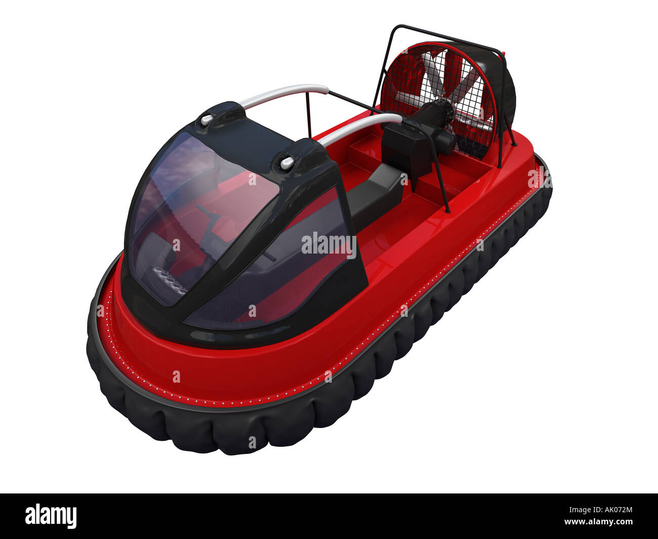 isolated red craft on white background Stock Photo - Alamy